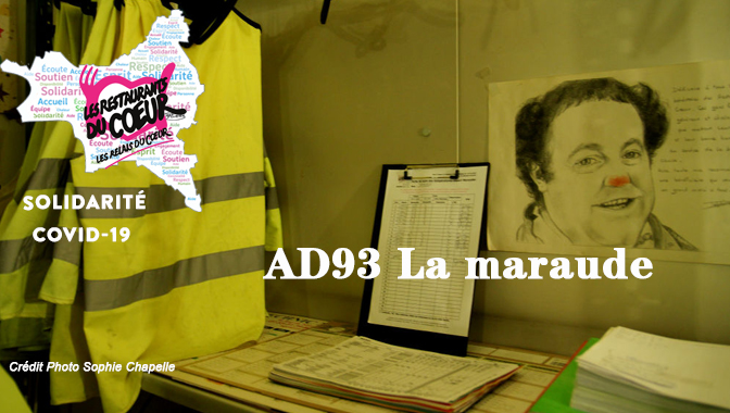 La Maraude assure la distribution des repas : Les Restos Seine-Saint-Denis